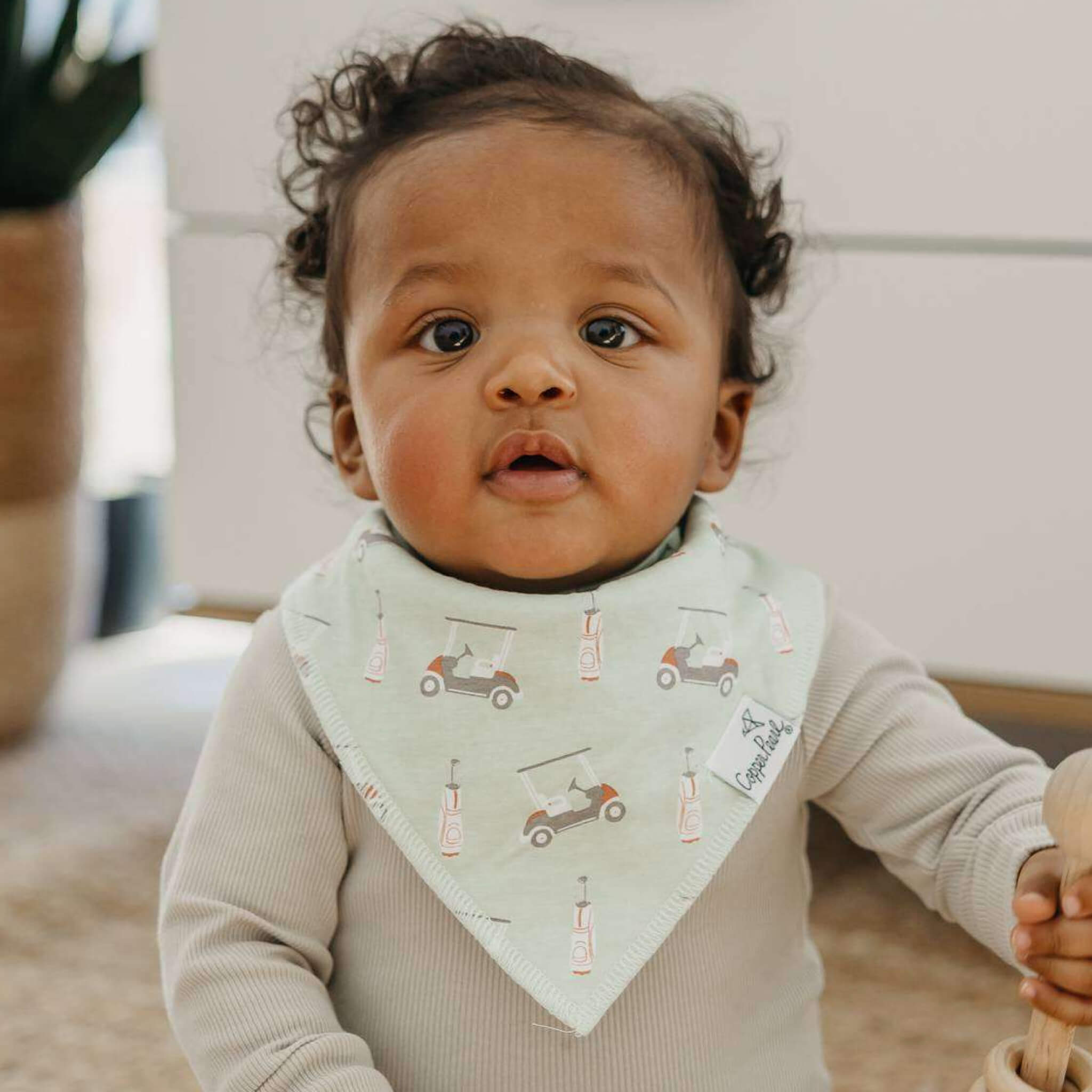 Baby Bandana Bibs - Bogey – Copper Pearl