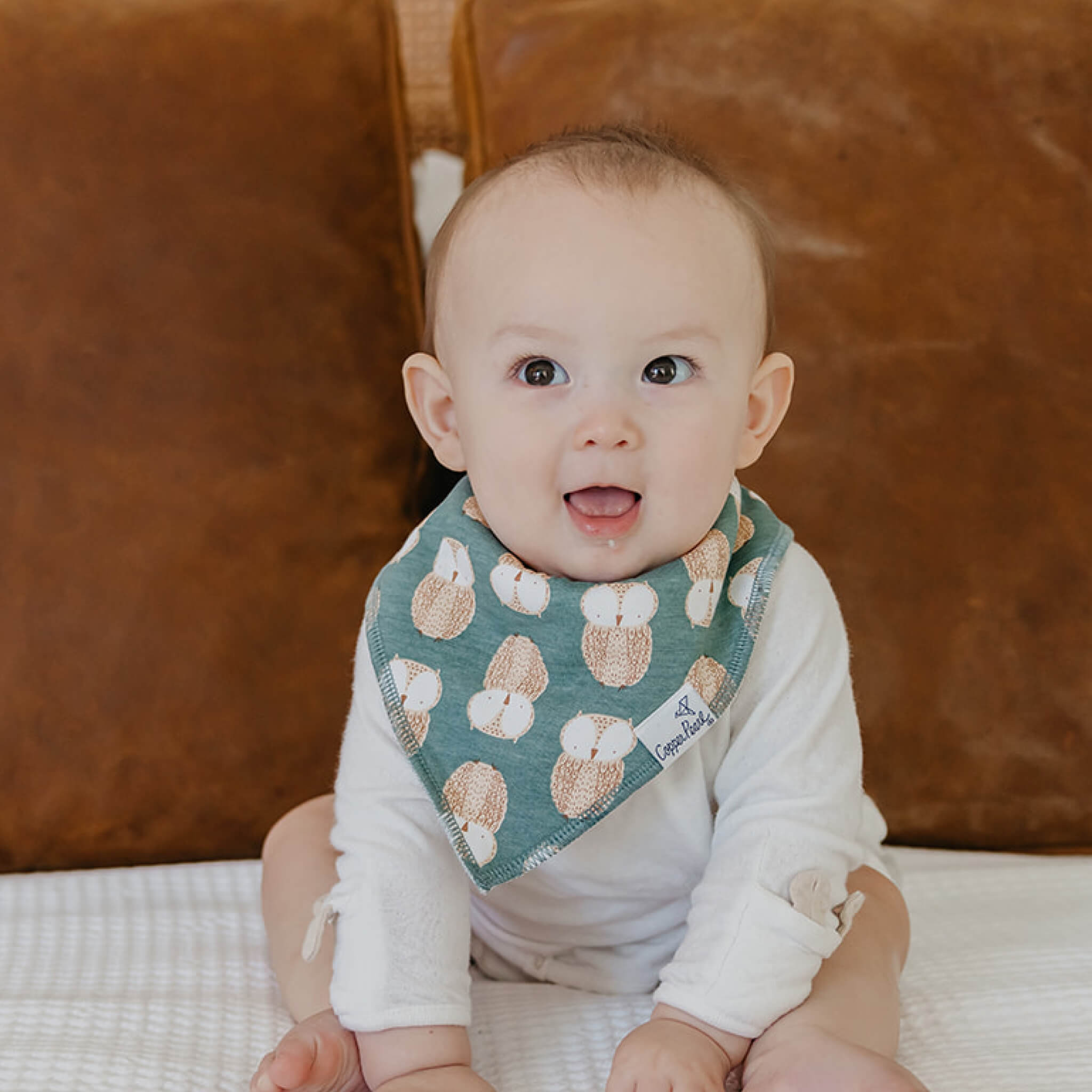 Baby Bandana Bibs - Ivy – Copper Pearl