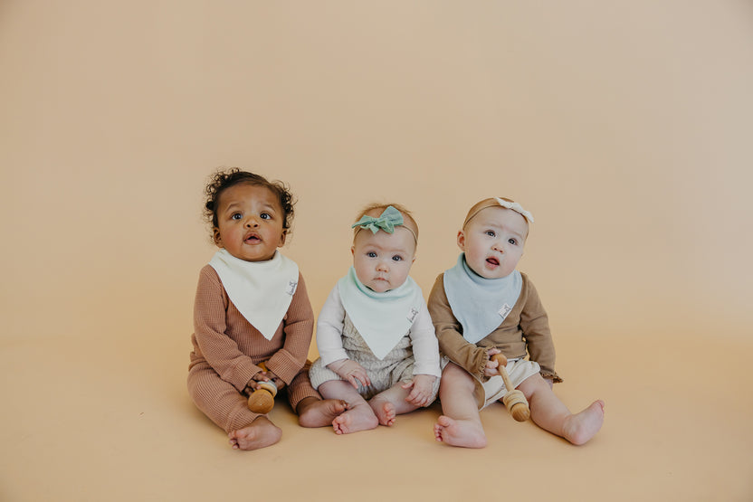 Baby Bandana Bibs - Bogey – Copper Pearl