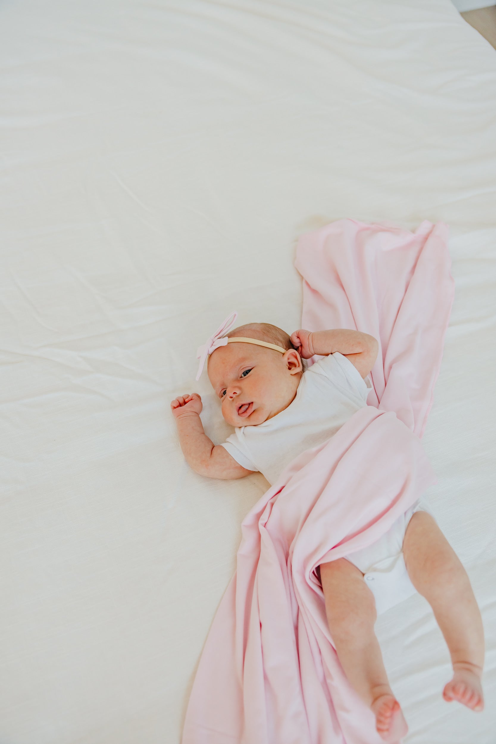 Ribbon Baby Bow - Blossom – Copper Pearl