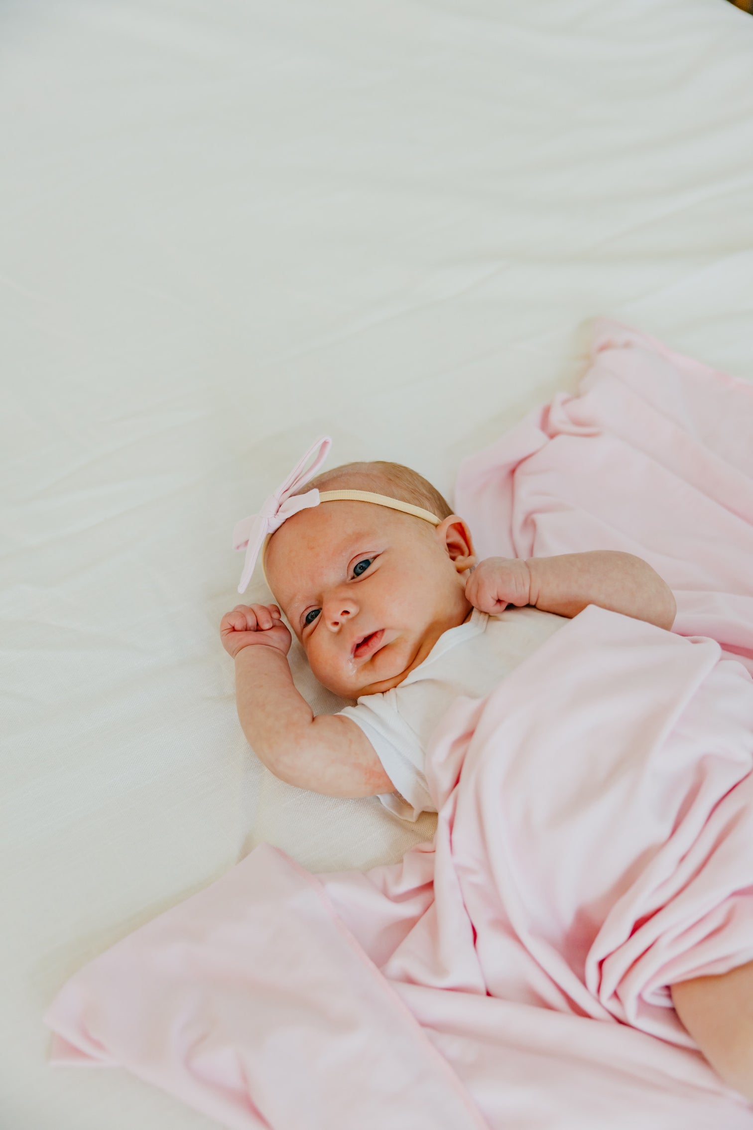 Ribbon Baby Bow - Blossom – Copper Pearl