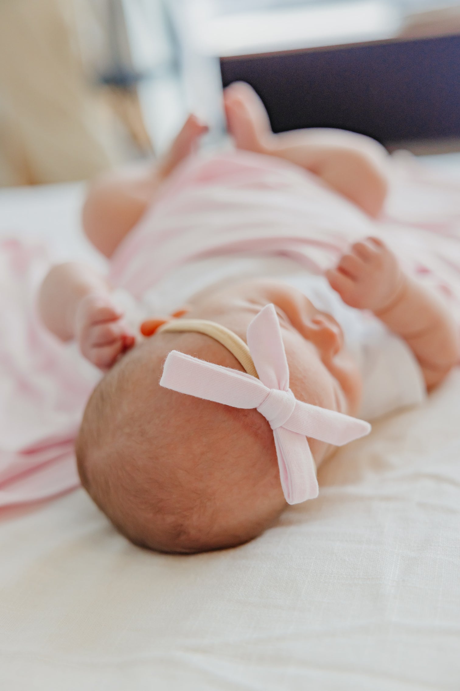 Ribbon Baby Bow - Blossom – Copper Pearl