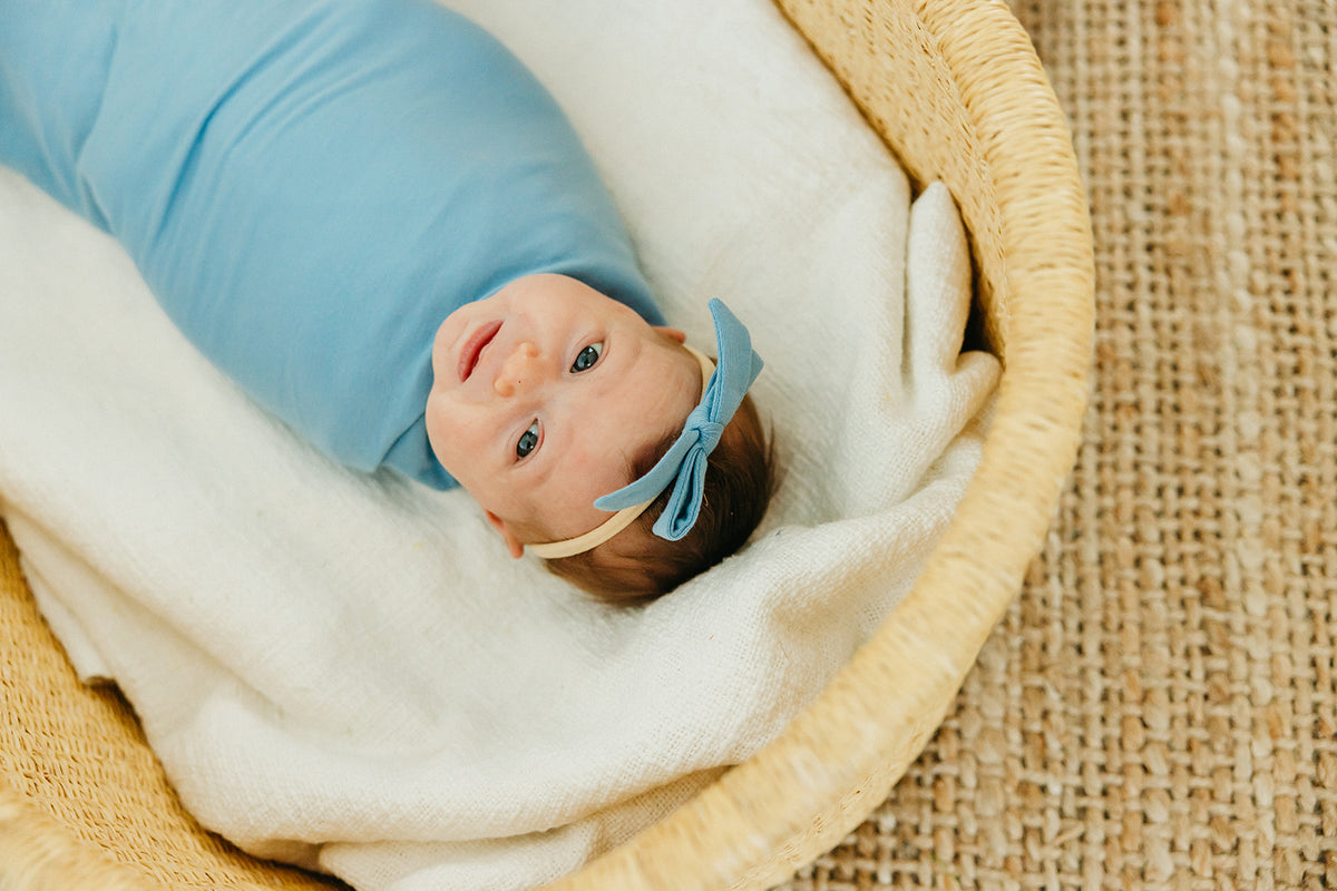 Ribbon Nylon Bow - Robin – Copper Pearl