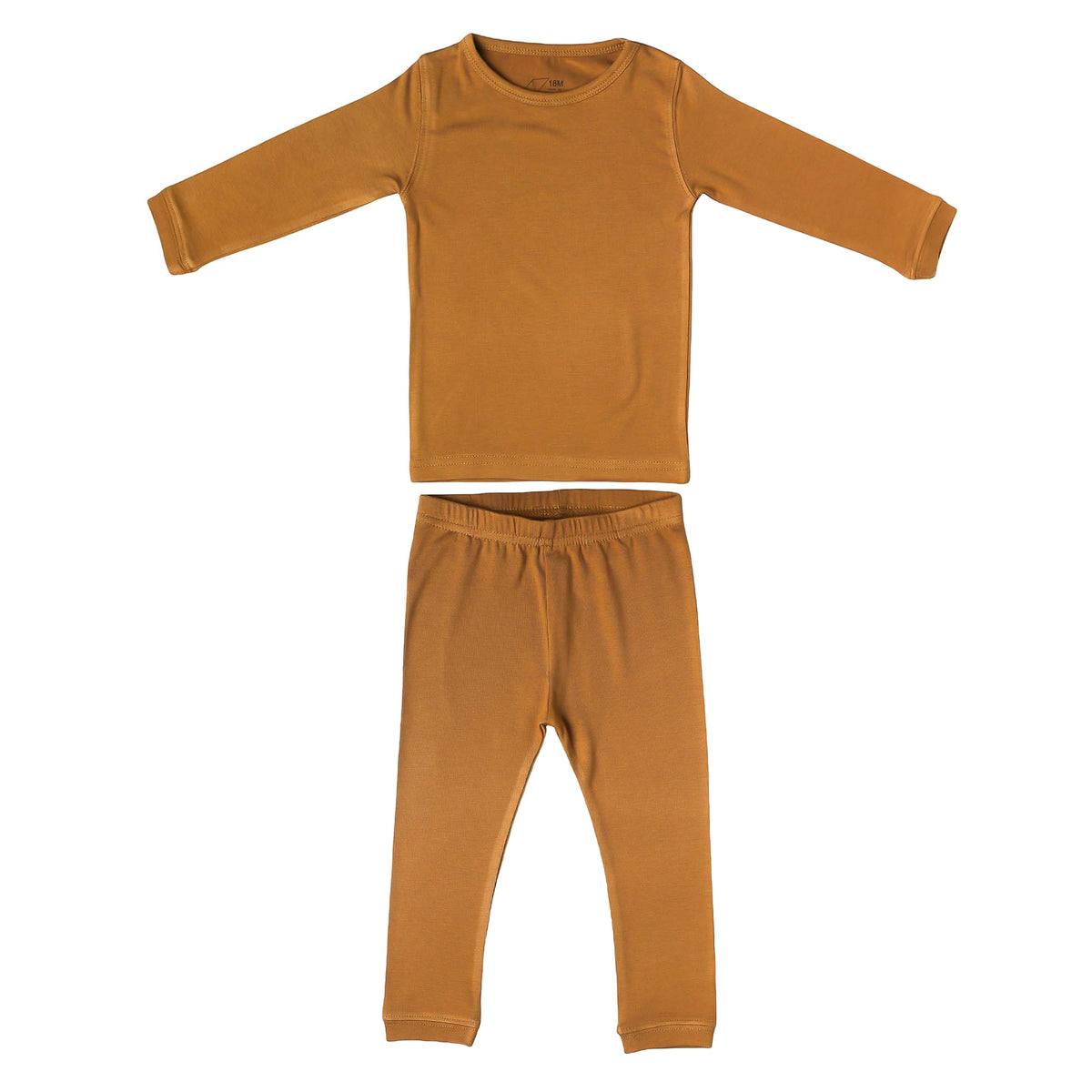 2pc Long Sleeve Pajama Set - Camel – Copper Pearl