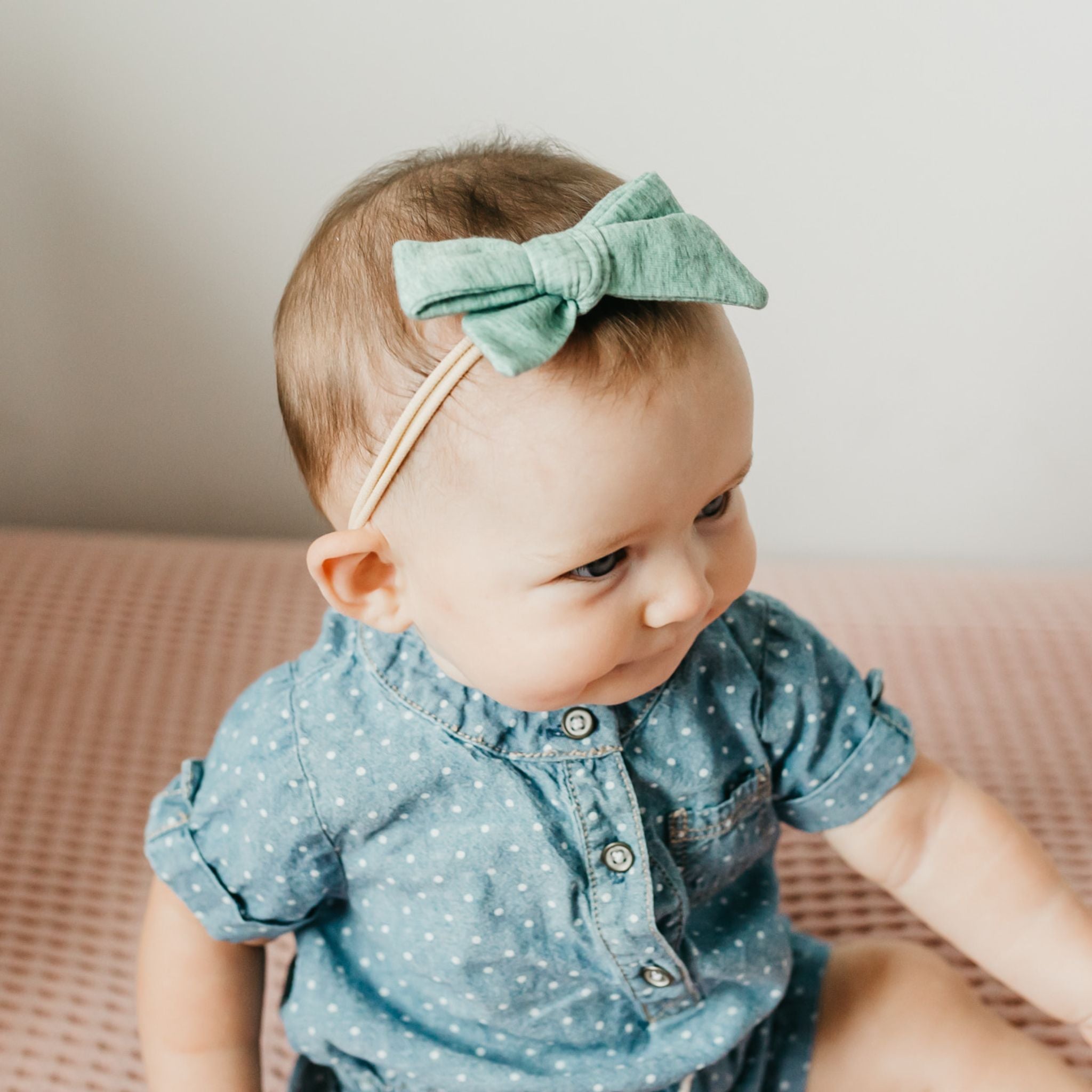 Classic Nylon Bow - Emerson – Copper Pearl