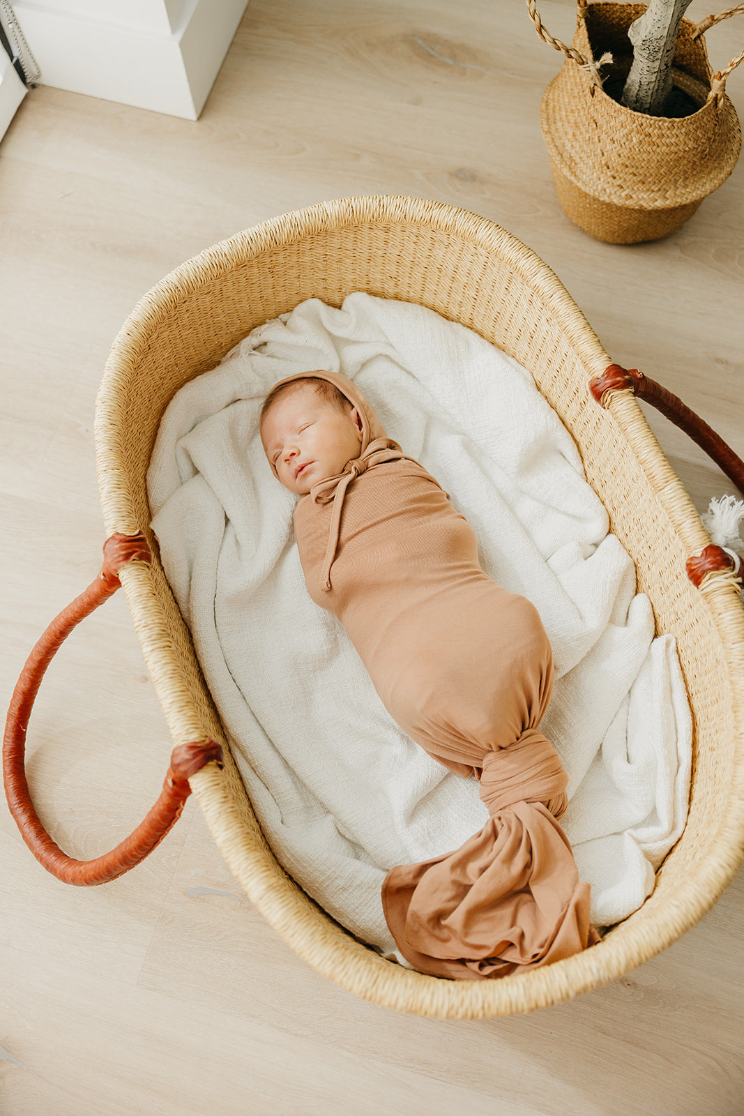 Baby Bonnet - Pecan – Copper Pearl