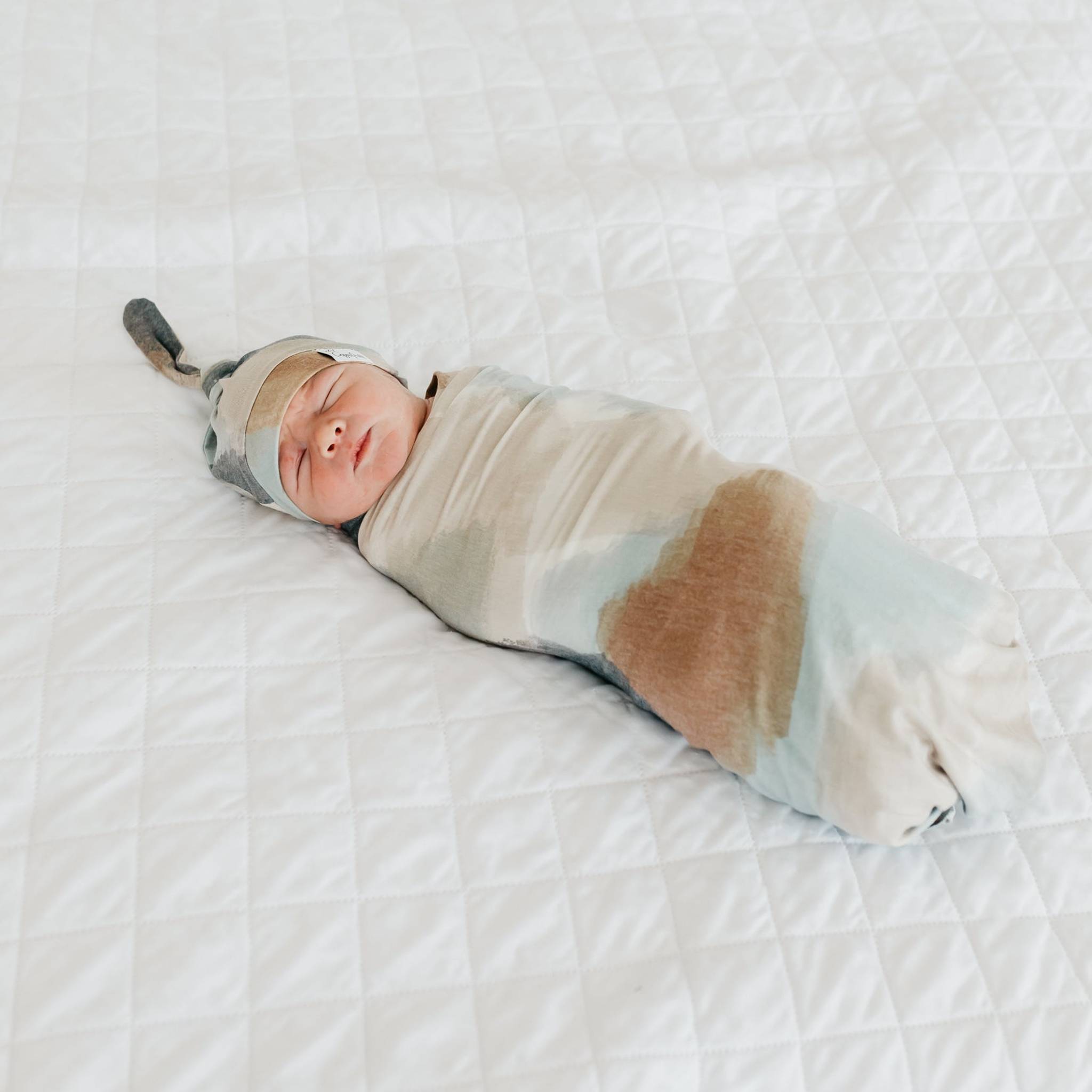 Knit Swaddle Blanket - Picasso – Copper Pearl