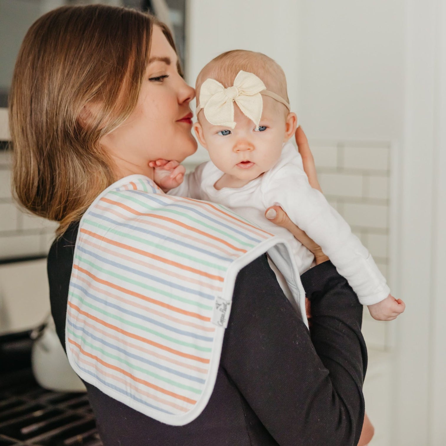 Copper Pearl Burp Clothes