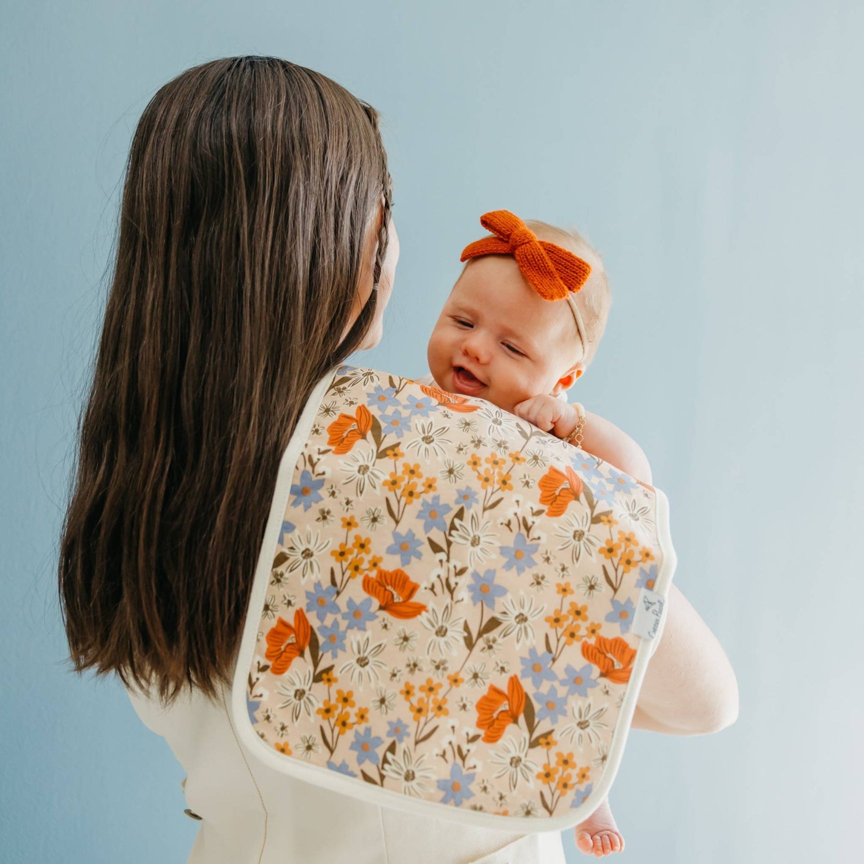 Copper Pearl Burp Clothes