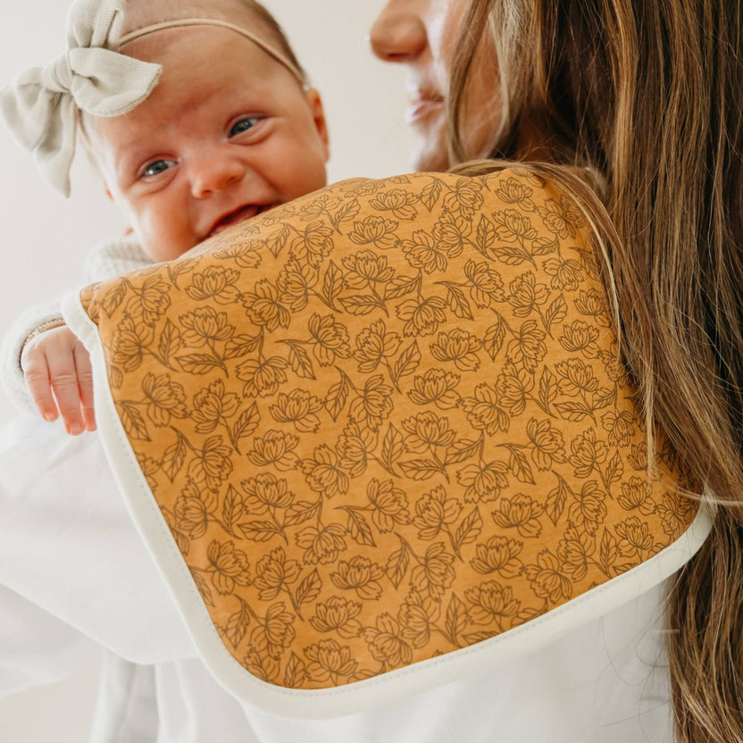 Copper Pearl Burp Cloth