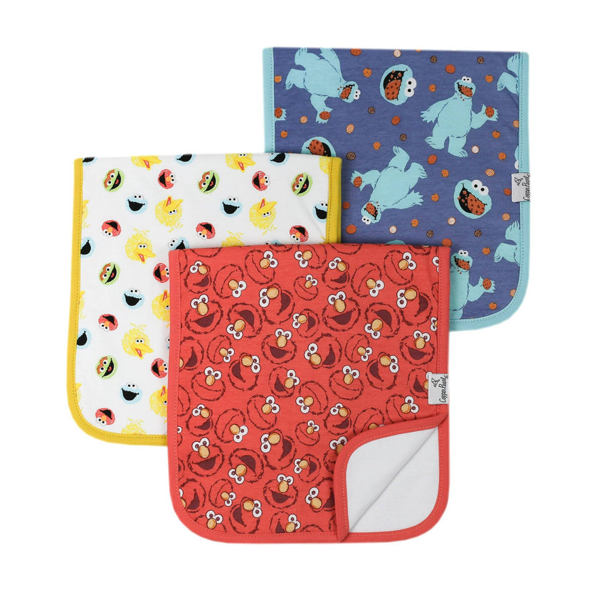 Premium Burp Cloths - Elmo – Copper Pearl