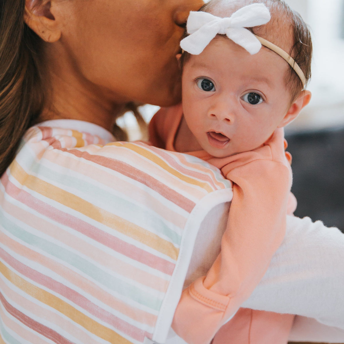 Copper Pearl Burp Clothes