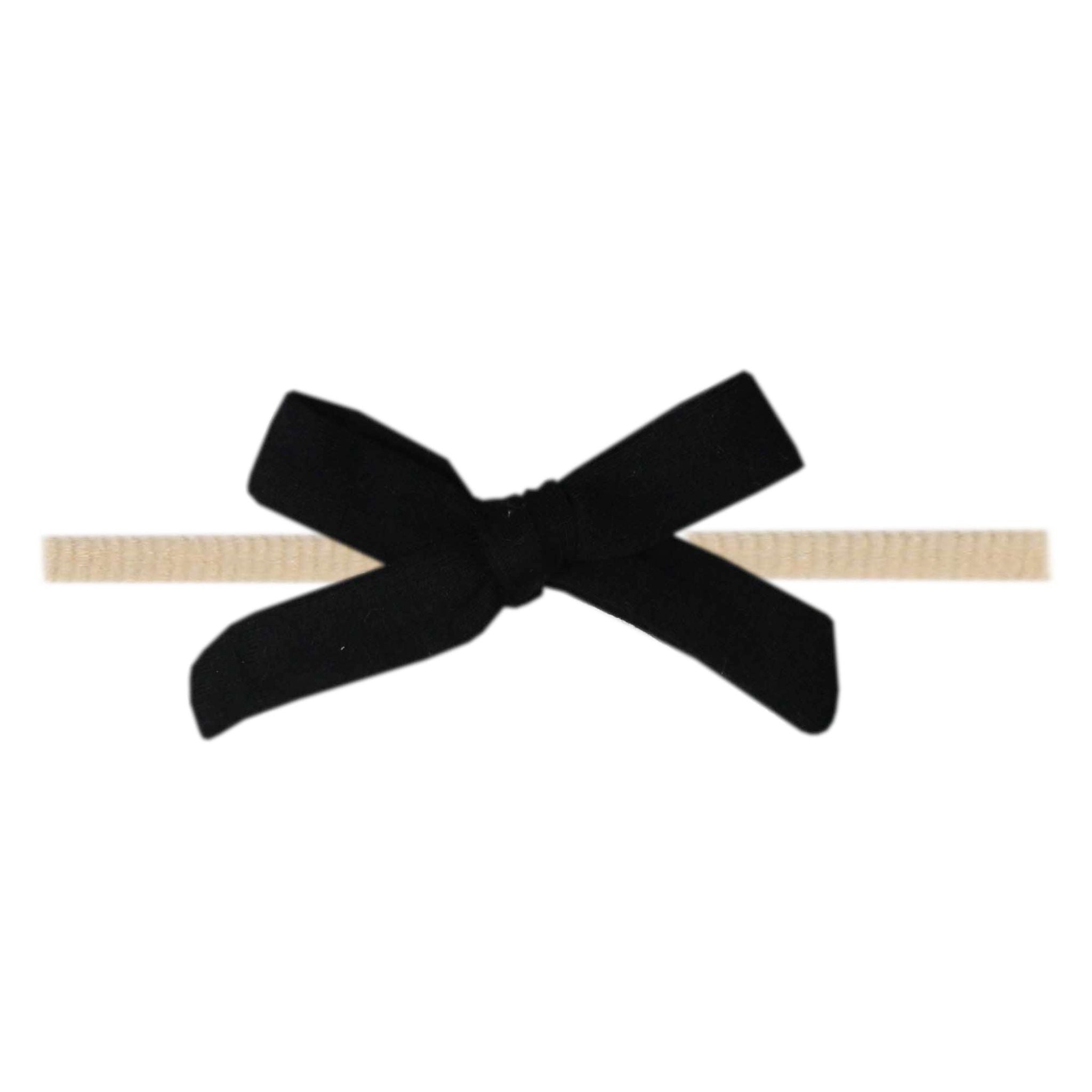 Ribbon Nylon Bow - Midnight – Copper Pearl