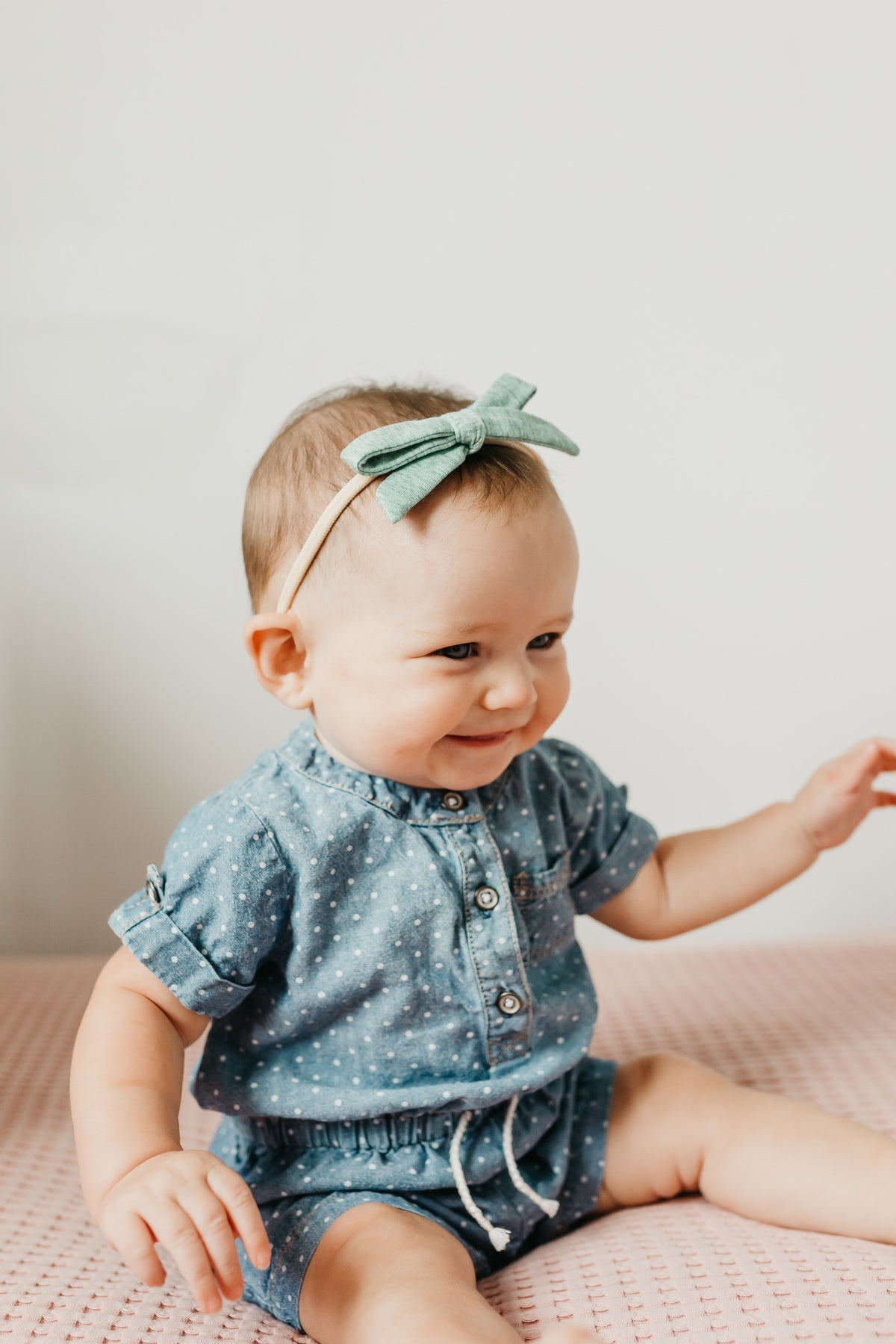 Ribbon Nylon Bow - Emerson – Copper Pearl