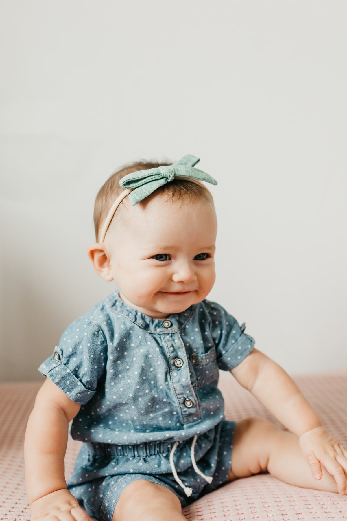 Ribbon Nylon Bow - Emerson – Copper Pearl