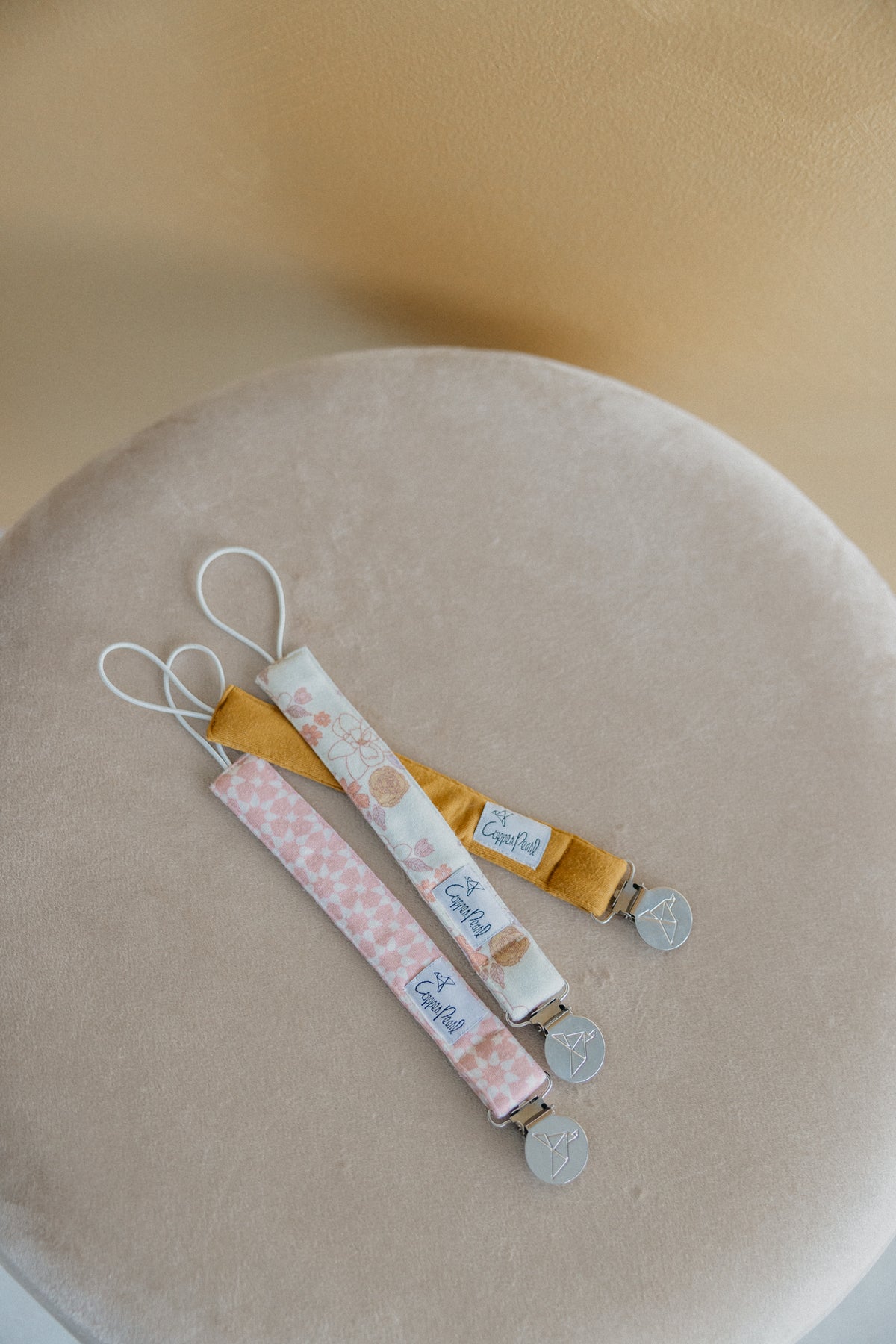 Binky Clips - Ferra – Copper Pearl