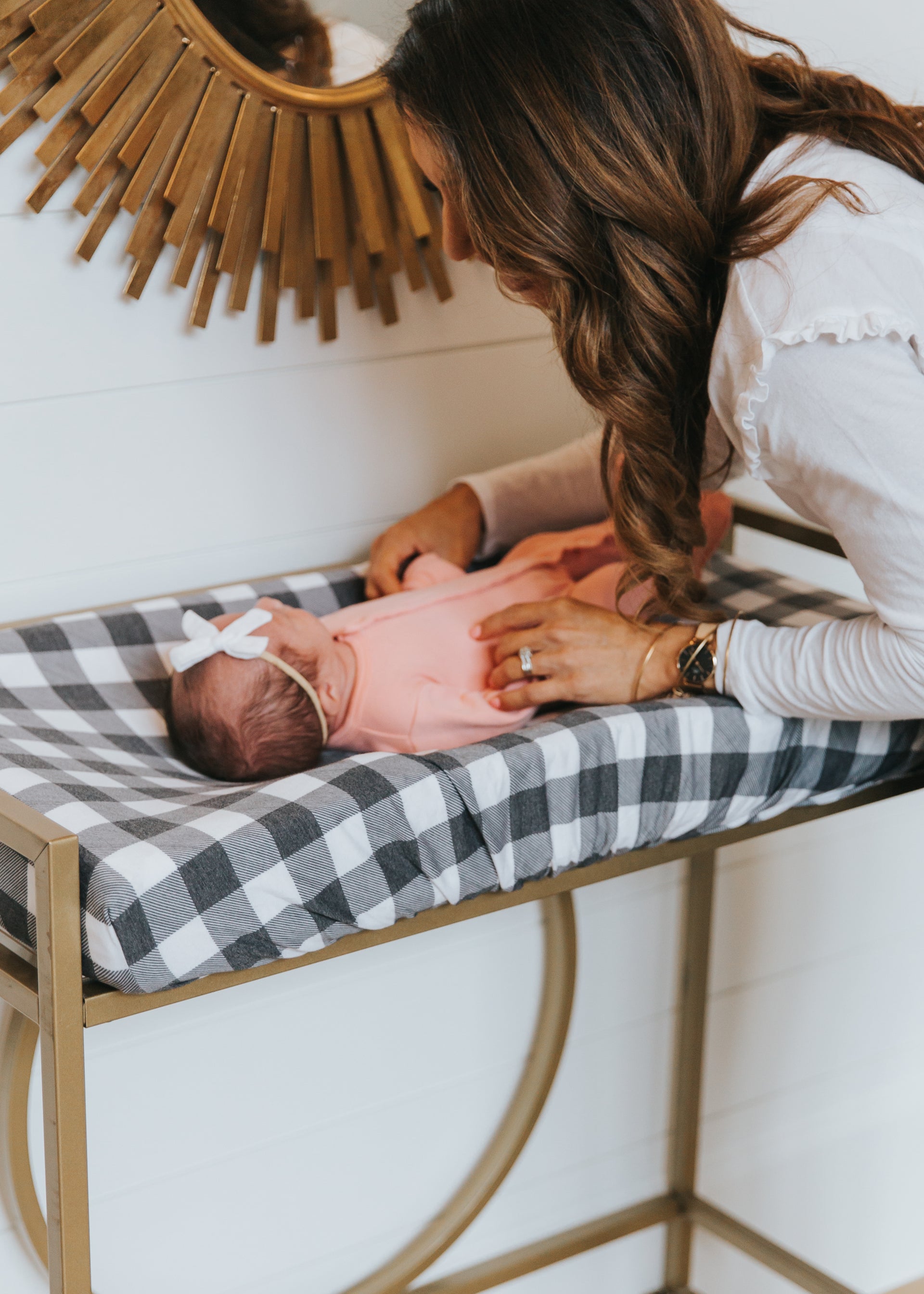 Premium Knit Diaper Changing Pad Cover - Scotland – Copper Pearl